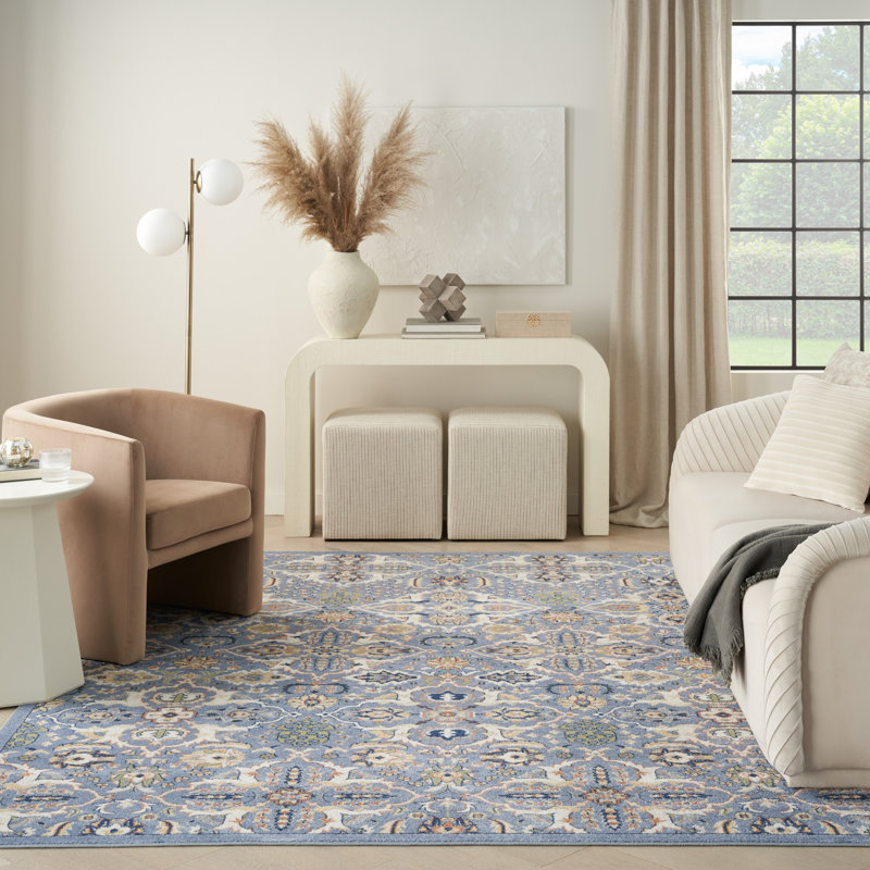 Bungalow Rose Ivelis Floral Rug & Reviews | Wayfair